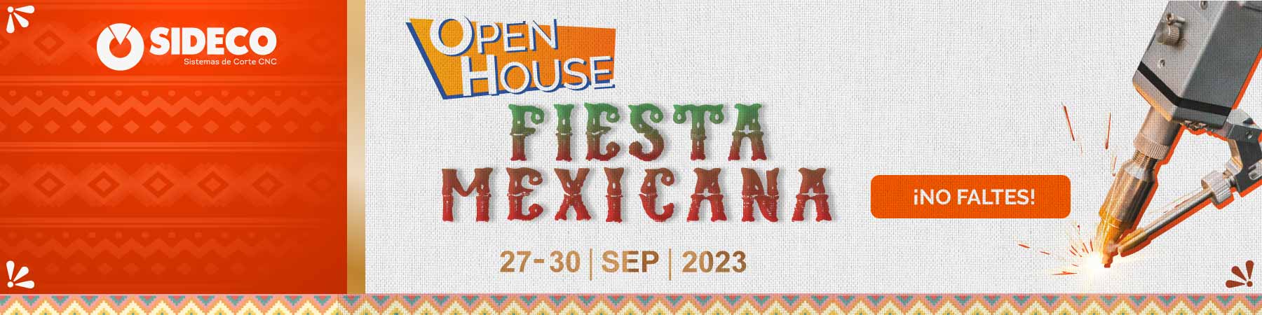 ¡Gracias por registrarte al Open House Fiesta Mexicana!