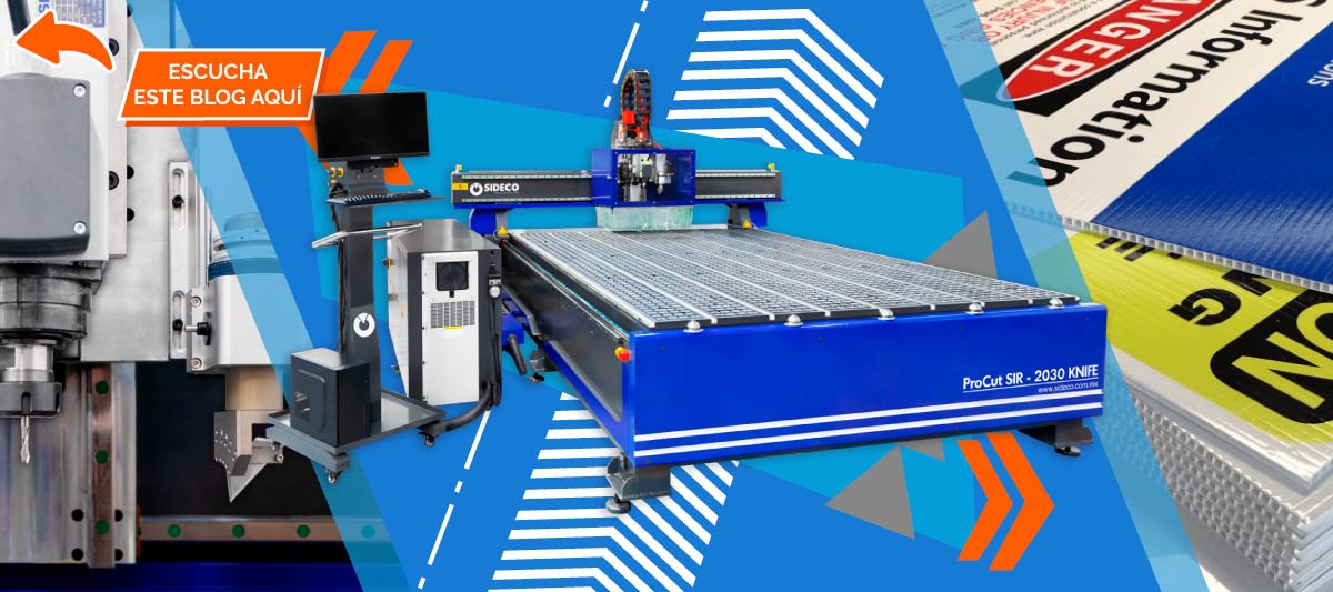 ¿Qué Máquina CNC necesito para corte de Coroplast?
